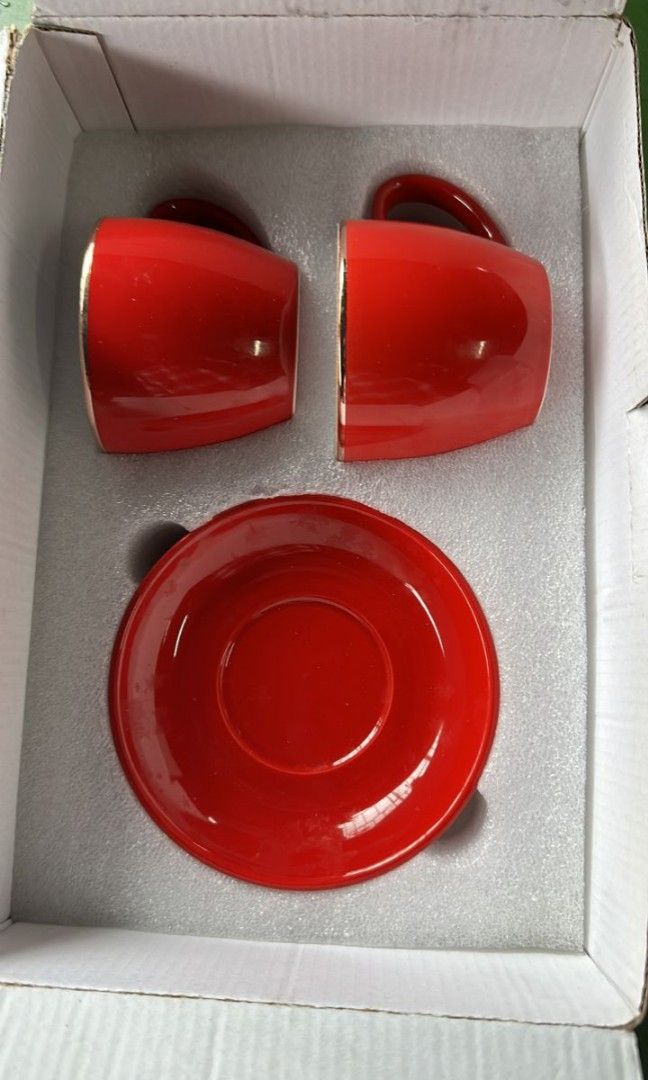 Set cawan ceramic, Furniture & Home Living, Kitchenware & Tableware ...