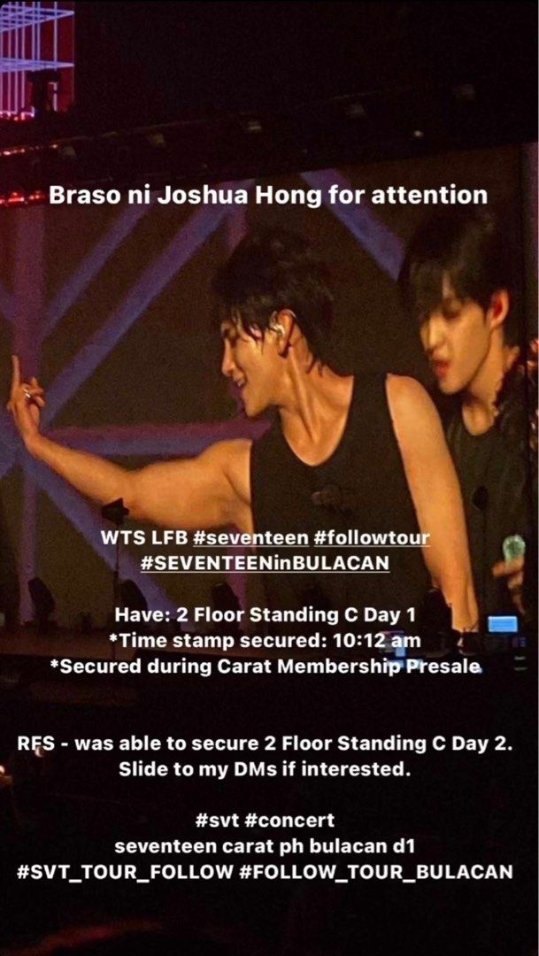 Seventeen - Follow Tour Bulacan Ticket, Hobbies & Toys, Memorabilia ...