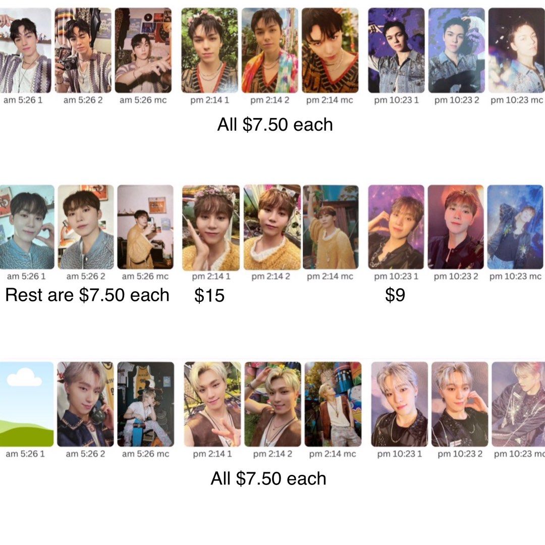 PRICE UPDATED - WTS SEVENTEEN SVT Seventeenth Heaven Carat Album PC Photocard Sourcing Korea ...