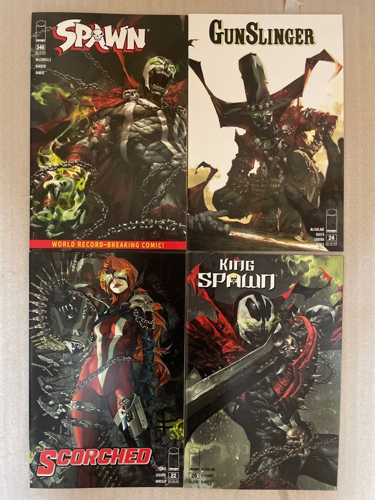 SGCC - Kael Ngu Variant Covers - Spawn ; Gunslinger ; Scorched ; King Spawn, Hobbies & Toys ...