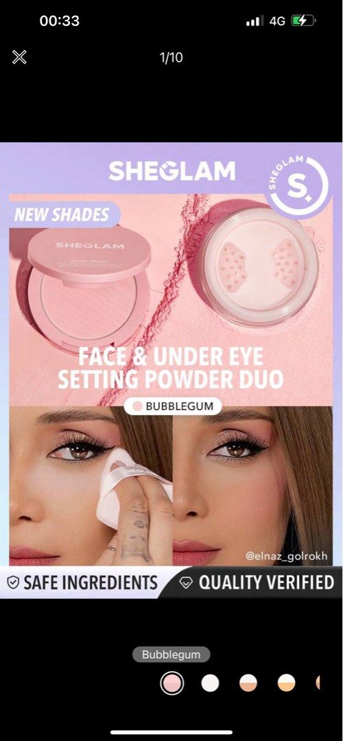 SheGlam Setting Powder, Beauty & Personal Care, Face, Makeup on Carousell