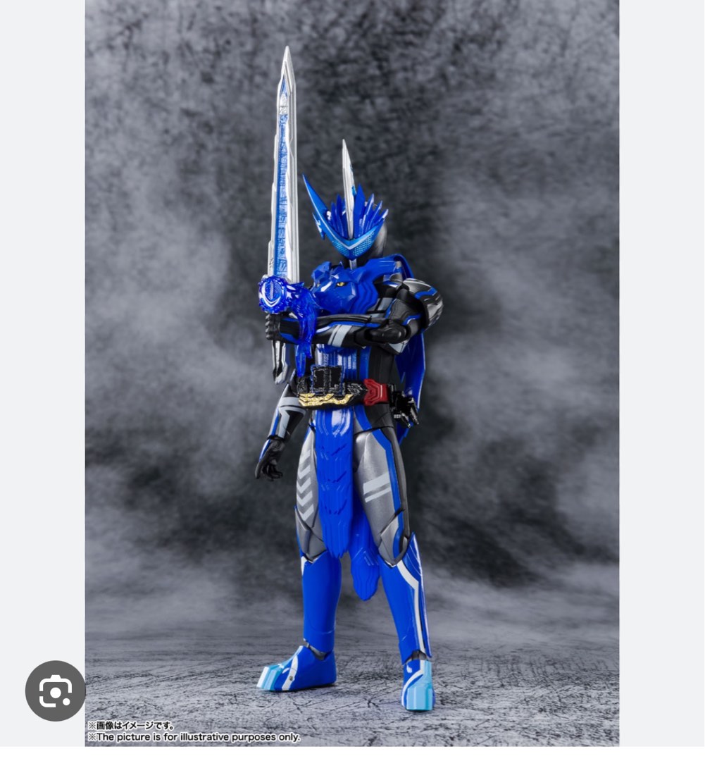 SHF kamen rider blades lion senki, 興趣及遊戲, 玩具 & 遊戲類 - Carousell