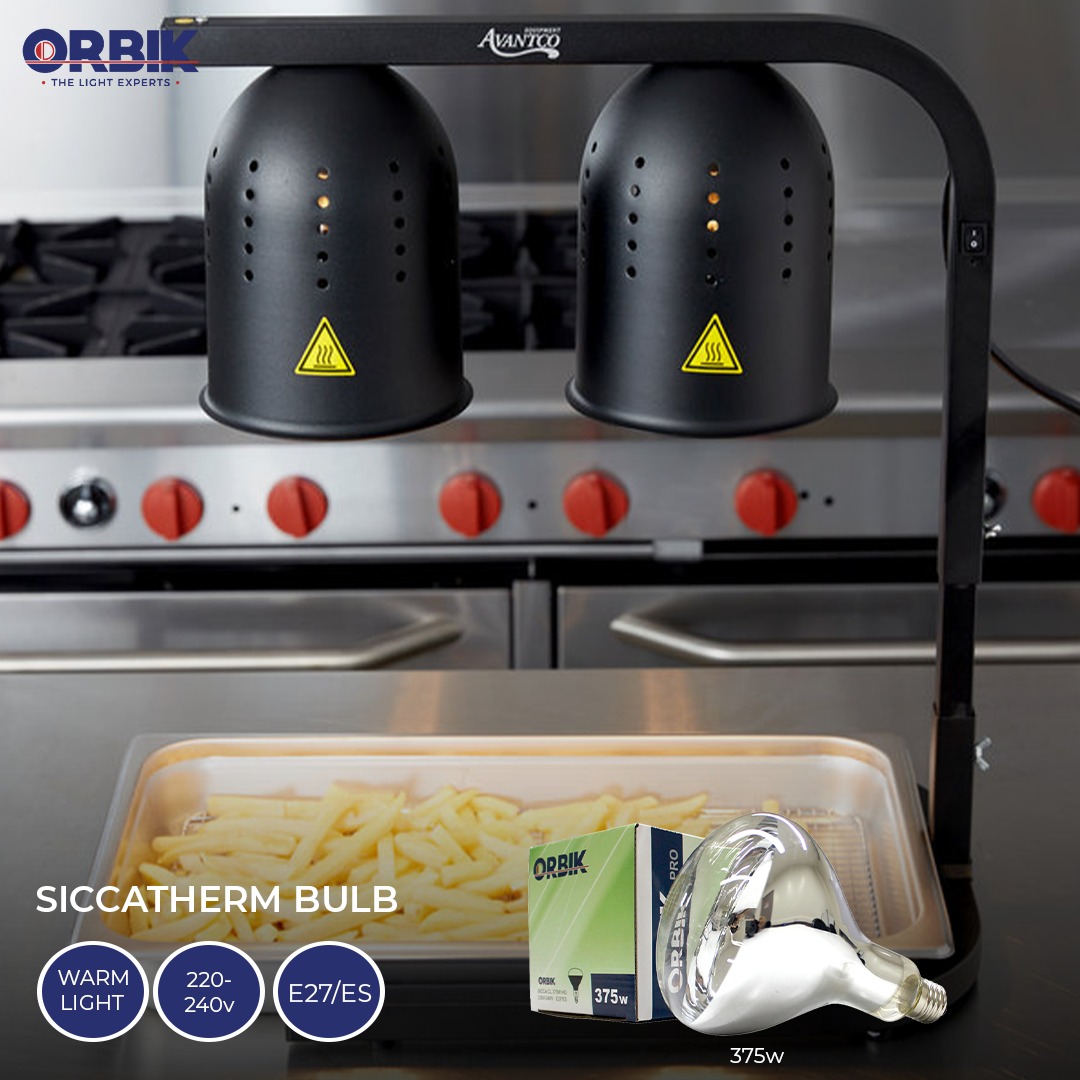 Siccatherm Bulb 375w | Orbik, Furniture & Home Living, Lighting & Fans ...