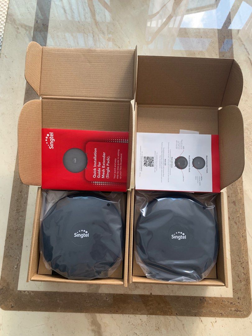 Singtel Mesh Router and Extender, Computers & Tech, Parts & Accessories ...