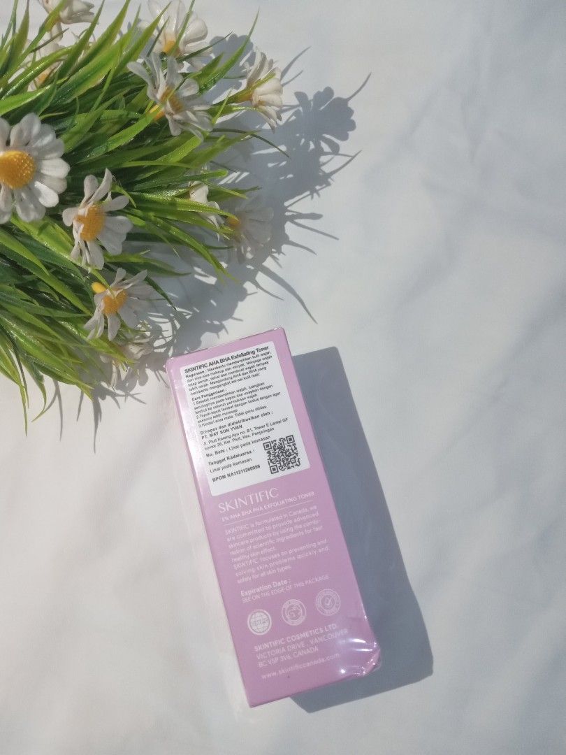 Skintific AHA BHA PHA Exfoliating Toner 80ml, Kesehatan & Kecantikan ...
