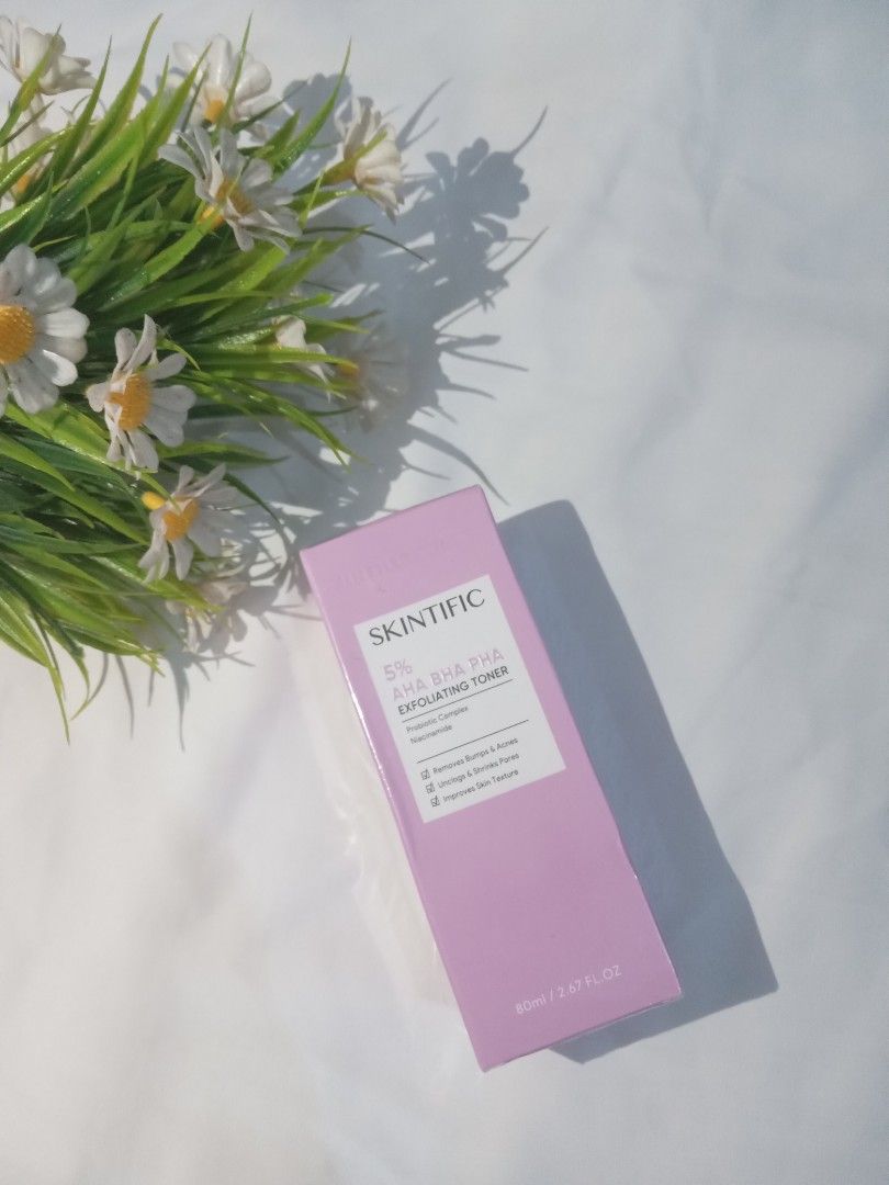 Skintific AHA BHA PHA Exfoliating Toner 80ml, Kesehatan & Kecantikan ...