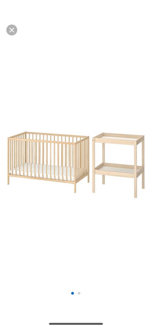 Sniglar Cot and Changing Table, Babies & Kids, Baby Nursery & Kids ...