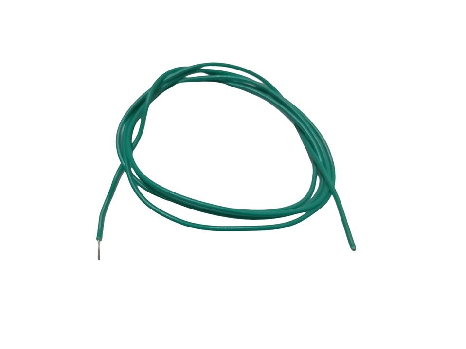 SOLID WIRE 22 AWG GREEN, ELECTRIC COPPER CABLE, BEST FOR LED / AUDIO ...