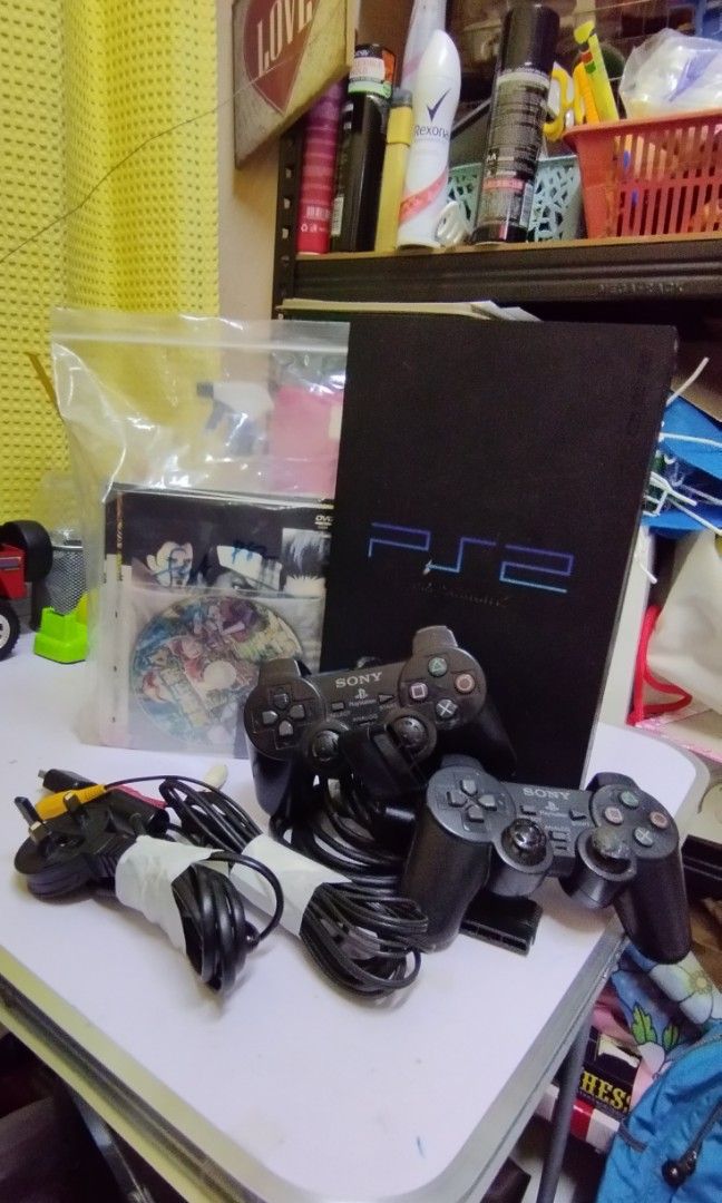 SONY PS2 FAT COMPLETE, Video Gaming, Video Game Consoles, PlayStation ...