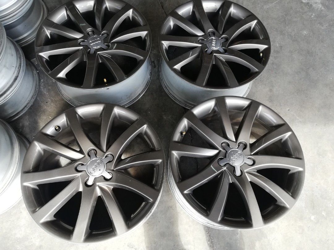 Sport rim original audi A4 A5 Q3 18 inch, Auto Accessories on Carousell