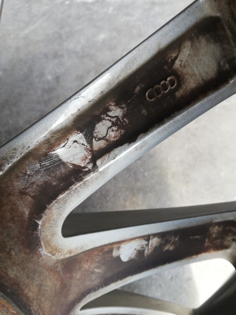 Sport rim original audi A4 A5 Q3 18 inch, Auto Accessories on Carousell