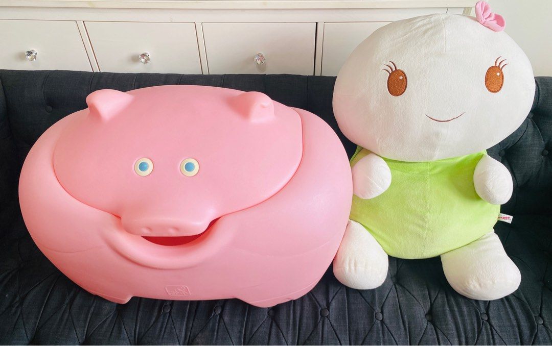 Step2 Pink Pig Storage Box Little Tikes, Babies & Kids, Baby Nursery ...