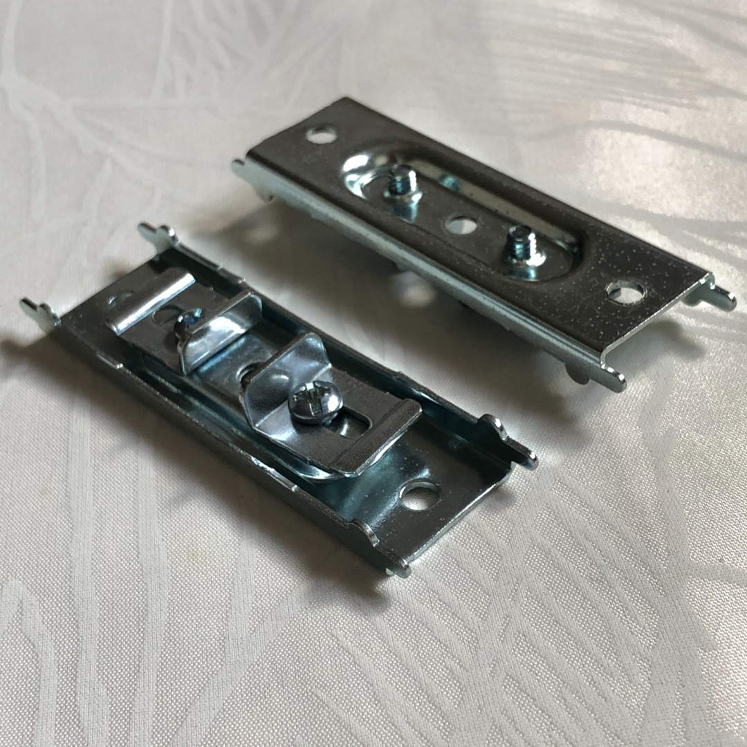 Super Doso Track Double Ceiling Bracket Steel (2pcs), Furniture & Home ...
