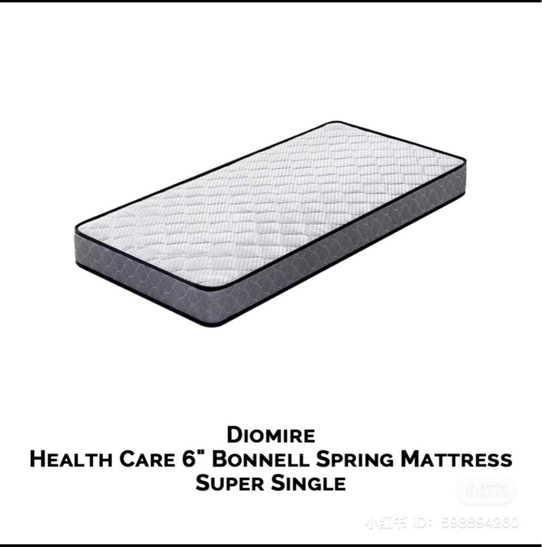 Super Single-6" Spring Mattress, Furniture & Home Living, Furniture ...