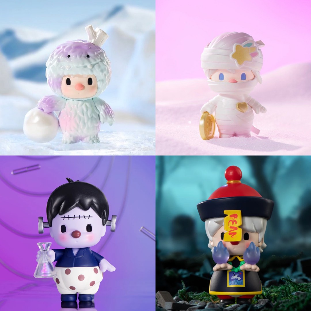 SWEET BEAN SPOOKY TALES SNOW MONSTER / MUMMY / FRANKENSTEIN / LITTLE ...