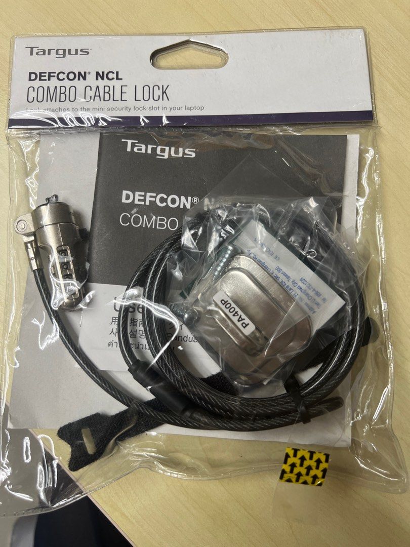 Targus DEFCON NCL Combo Cable Lock, Computers & Tech, Parts & Accessories, Cables & Adaptors on ...