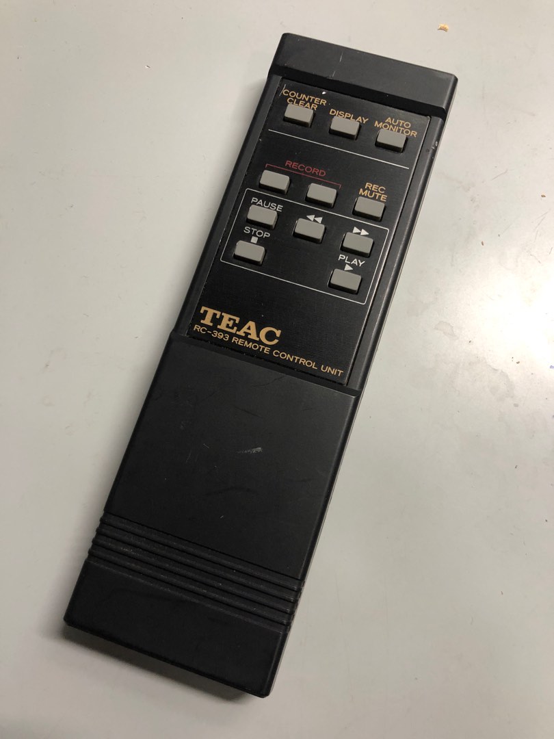 TEAC Remote control unit for V-series cassette tape decks | RC-393 第一音響 ...