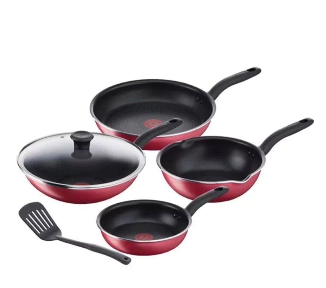 Tefal So Red 6pc Set, Furniture & Home Living, Kitchenware & Tableware ...