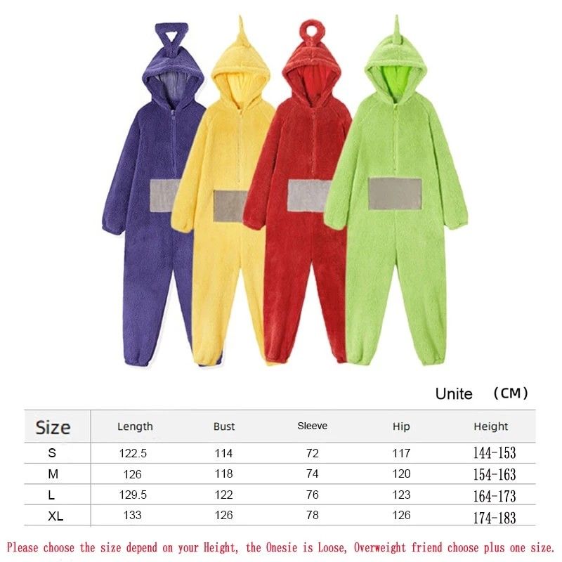 Teletubbies onesie red PO, Women's Fashion, Coats, Jackets and ...