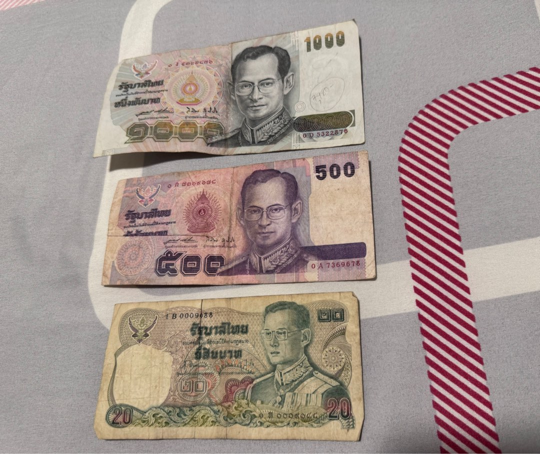 Thai bath bank note, Hobbies & Toys, Memorabilia & Collectibles ...
