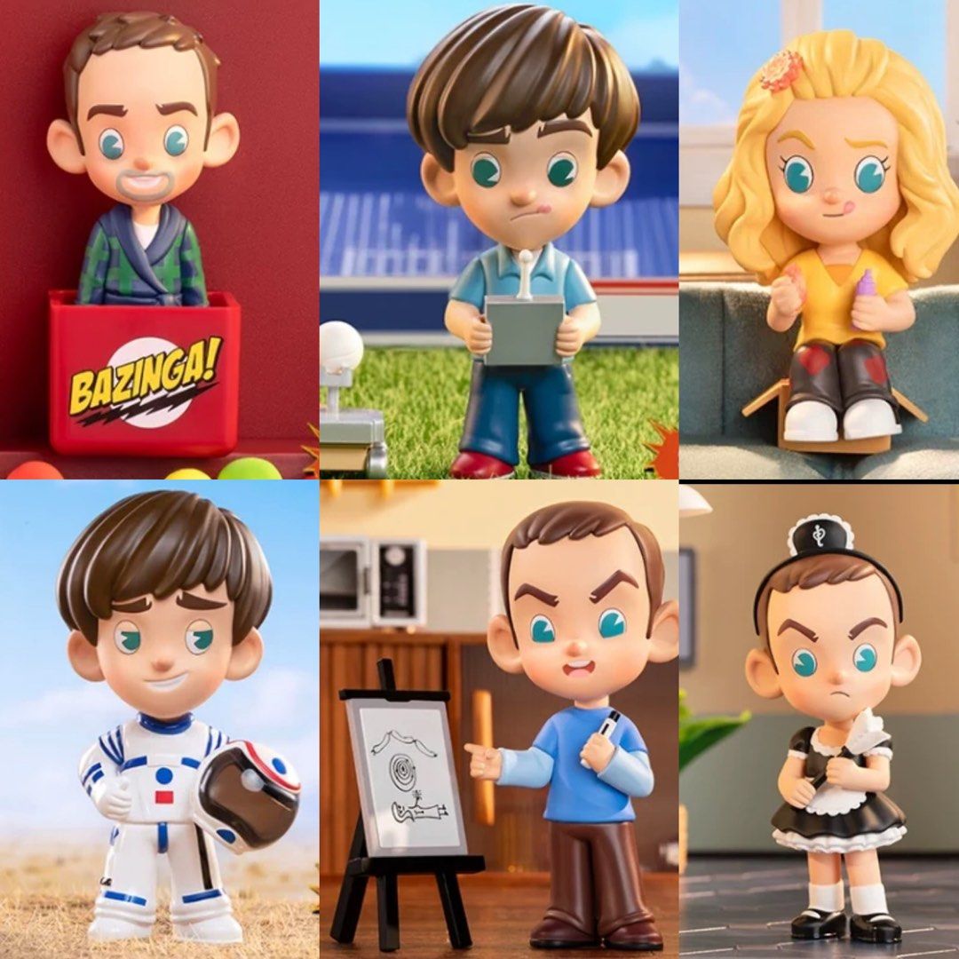 THE BIG BANG THEORY POPMART / FULL SET / SINGLE BLIND BOX / ABLE TO ...