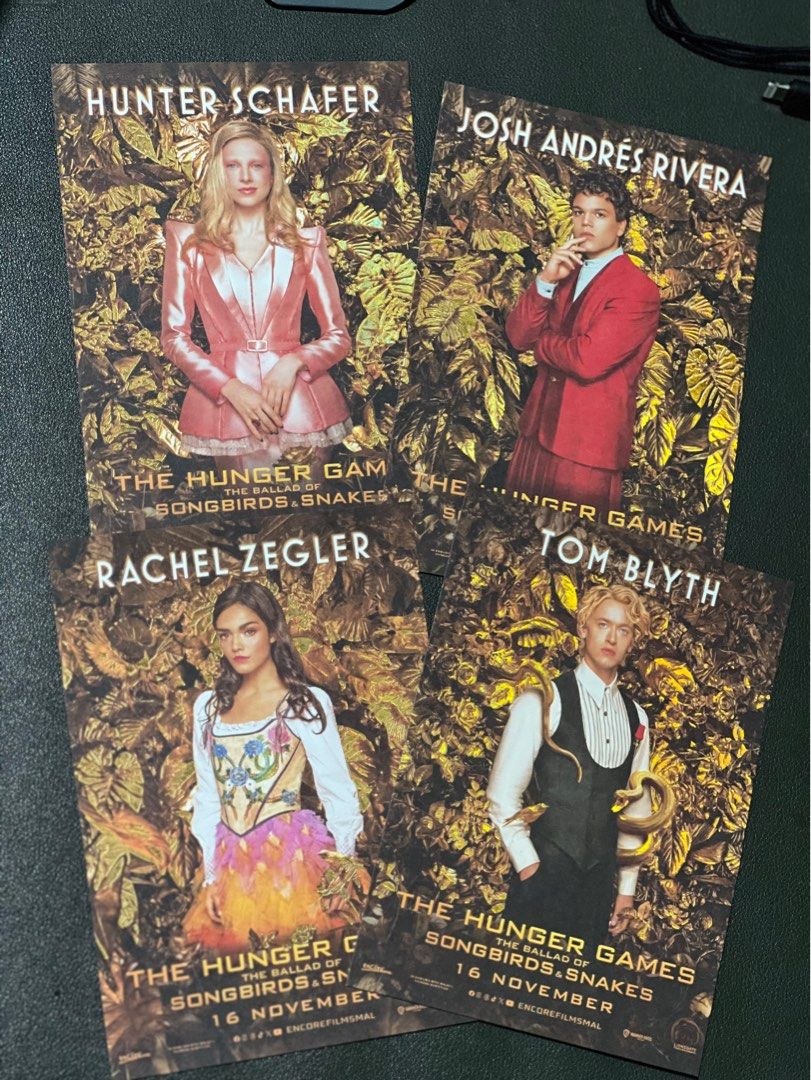 The Hunger Games 2023 Movie cards, Hobbies & Toys, Collectibles ...