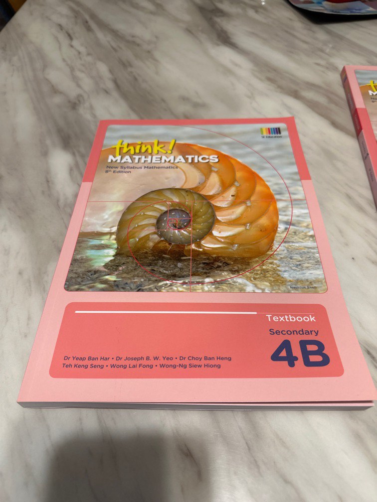 Think mathematics textbook secondary 4B, Hobbies & Toys, Books ...
