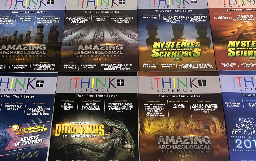 THINK science volume 21 (issue 1-8) COMPLETE COLLECTION textbook ...