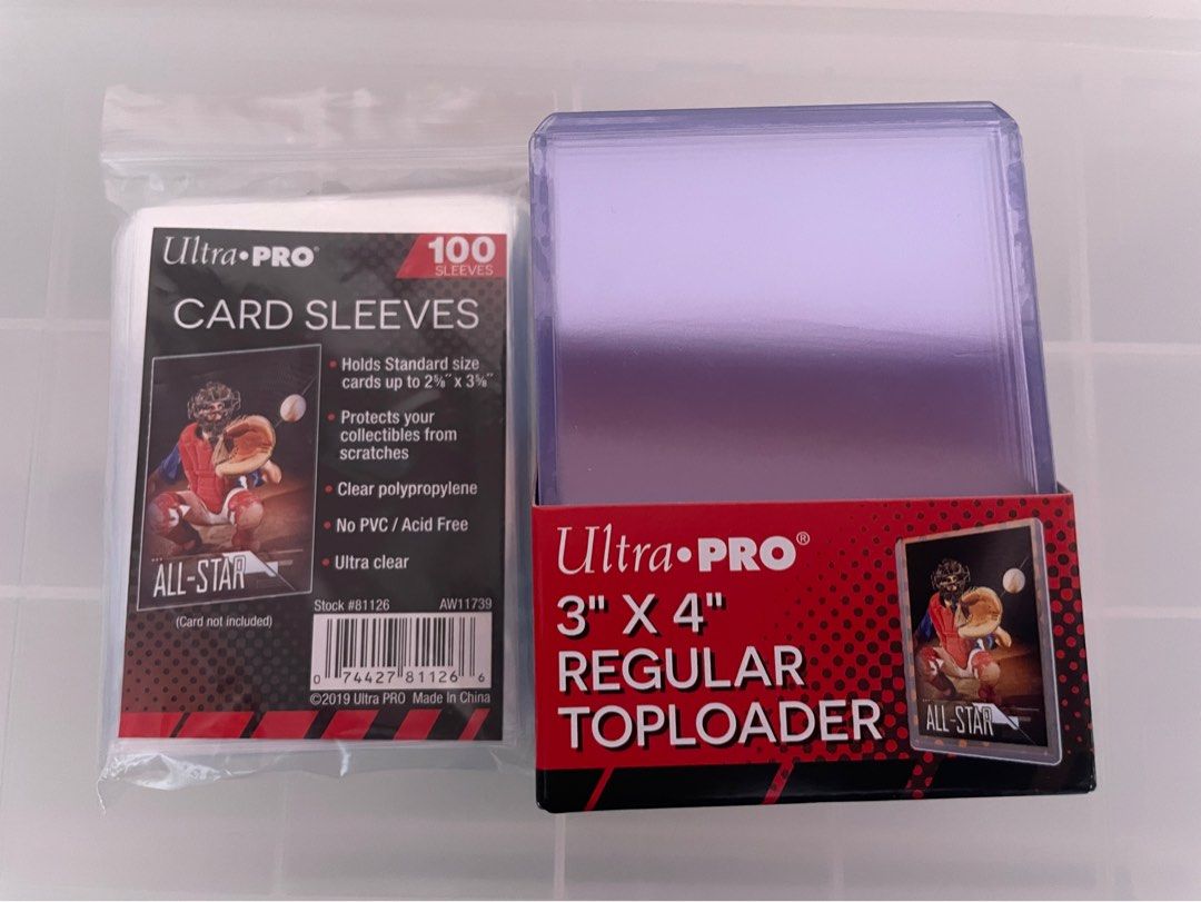 Toploader and sleeve, Hobbies & Toys, Toys & Games on Carousell