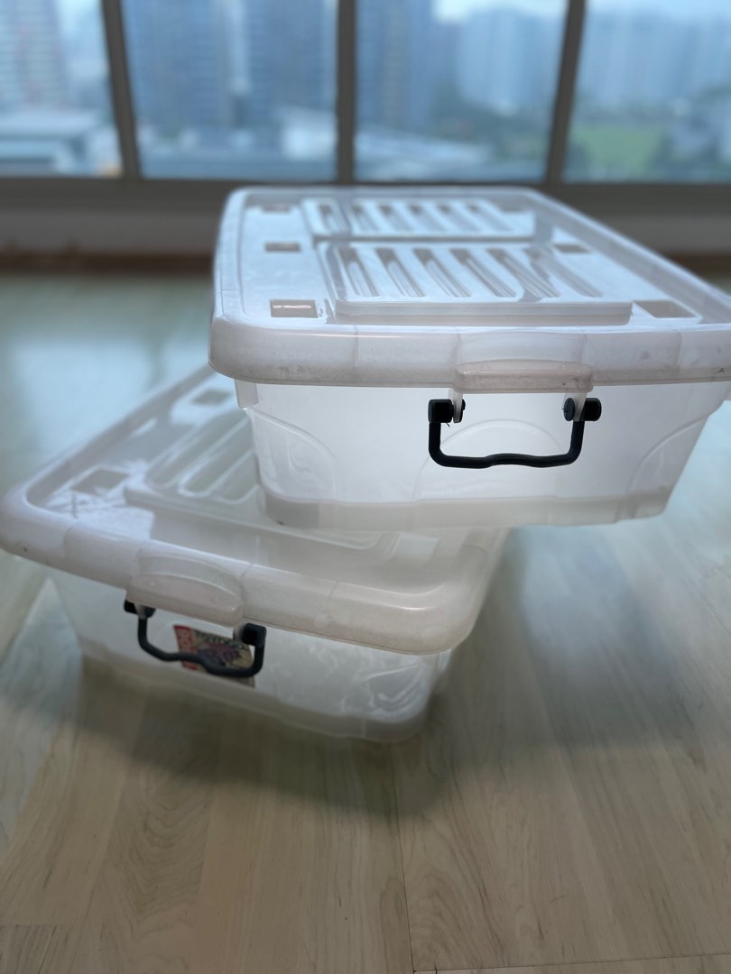 Toyogo Storage Box with Wheels, Furniture & Home Living, Home ...