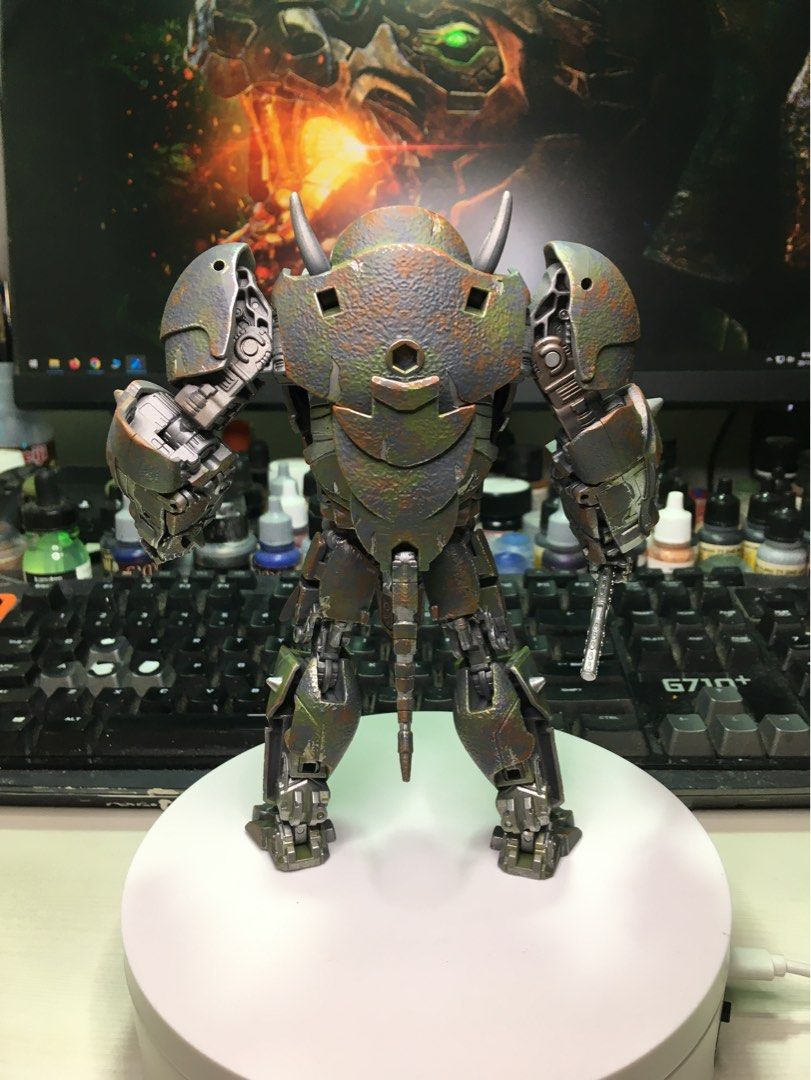Transformers Studio Series Rise of the Beasts Rhinox [Custom], Hobbies ...