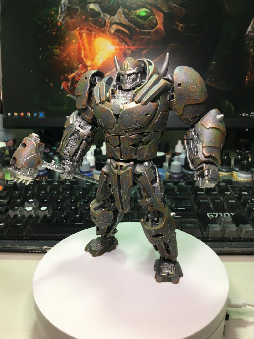 Transformers Studio Series Rise of the Beasts Rhinox [Custom], Hobbies ...