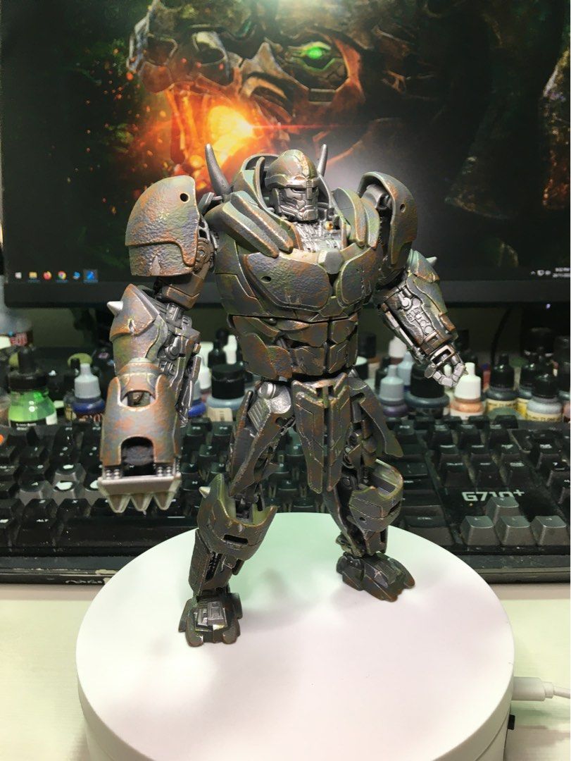Transformers Studio Series Rise of the Beasts Rhinox [Custom], Hobbies ...