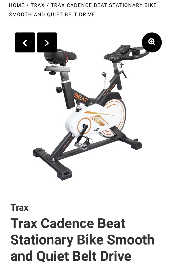 Trax stationary cycling bike, Sports Equipment, Exercise & Fitness ...