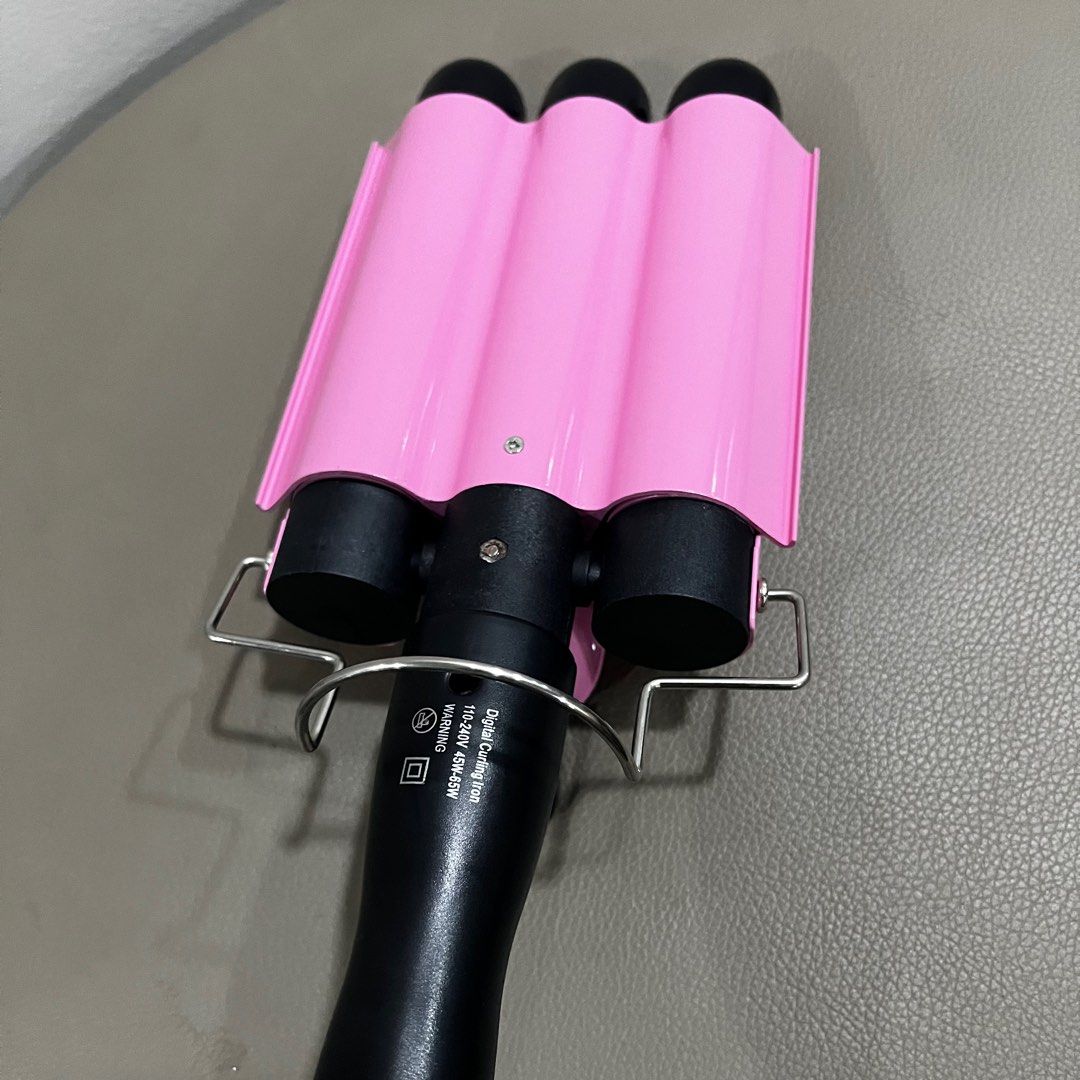Triple Pipe Hair Curling Iron (32mm), Beauty & Personal Care, Hair on ...