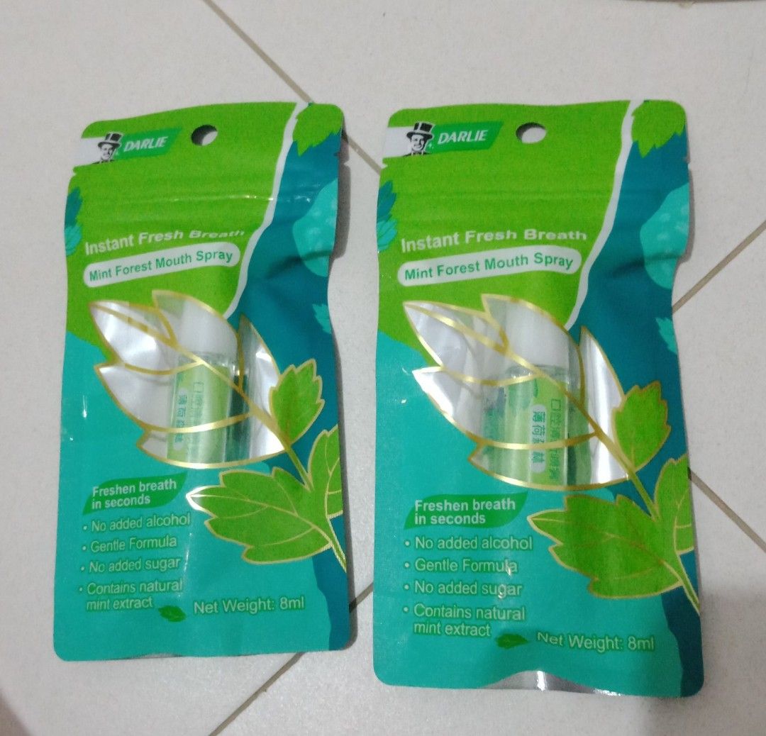 Twin set Darlie instant fresh breath mint forest mouth spray expires in ...
