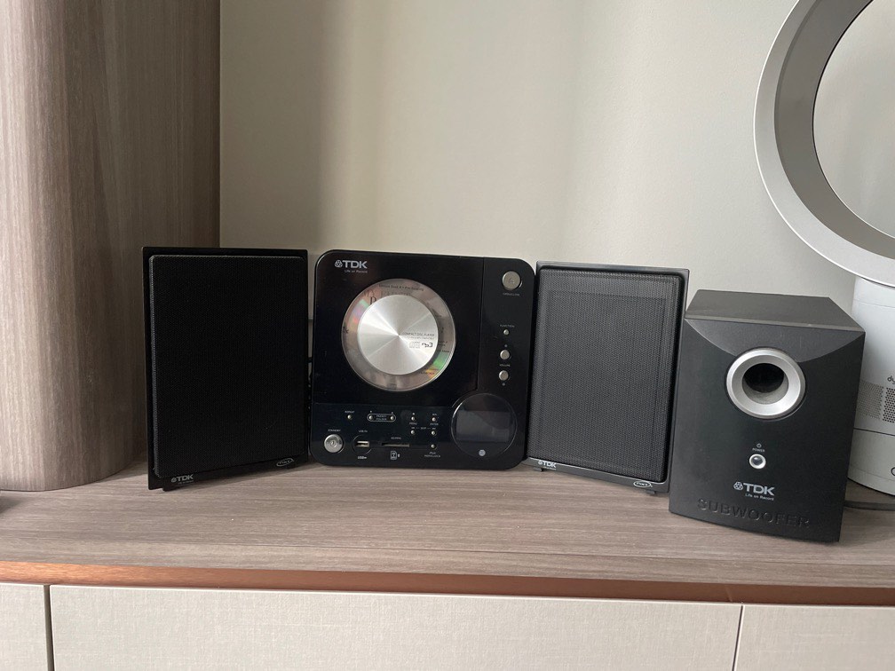 Ultra flat Speaker with sub woofer with remote control, Audio ...