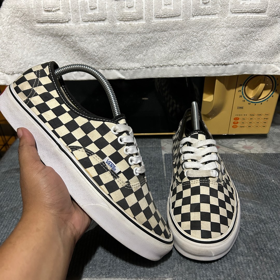 VANS AUTHENTIC CHECKERBOARD, Men's Fashion, Footwear, Sneakers on Carousell