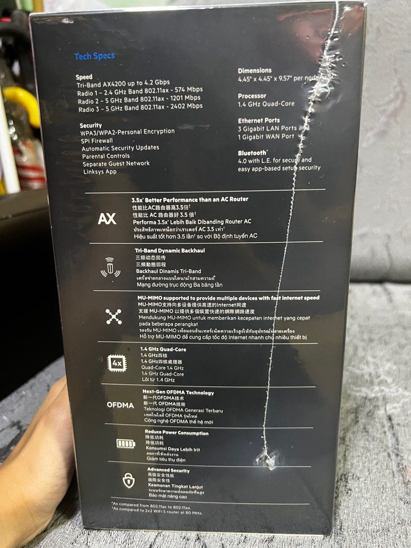 Velop Wifi 6 Whole Mesh System Computers And Tech Parts And Accessories Networking On Carousell