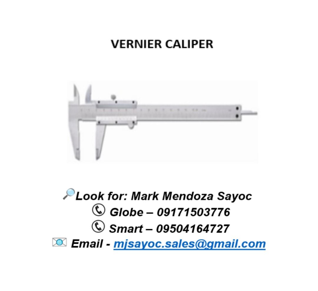 VERNIER CALIPER, Commercial & Industrial, Construction Tools ...