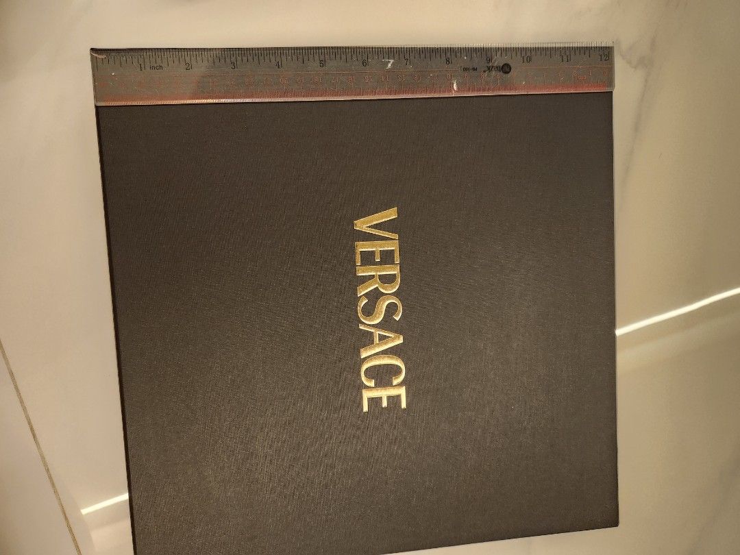 Versace box, Luxury, Accessories on Carousell