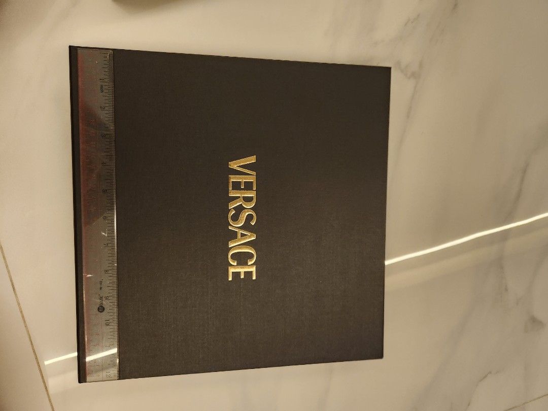 Versace box, Luxury, Accessories on Carousell