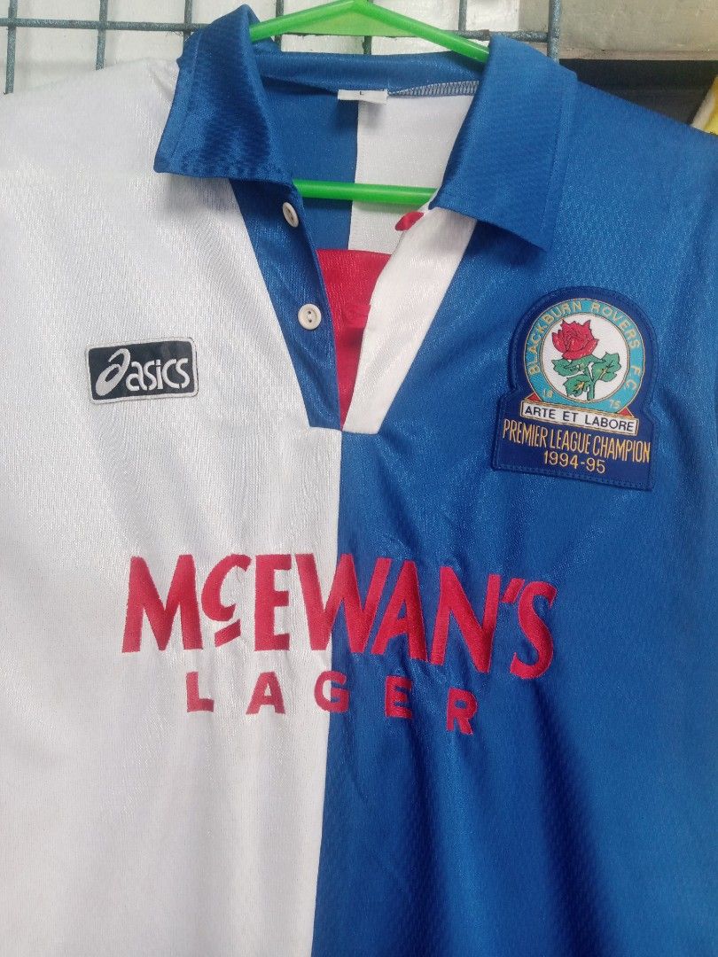 Vintage Blackburn Rovers 1994-95 Home Kit, Men's Fashion, Activewear on ...