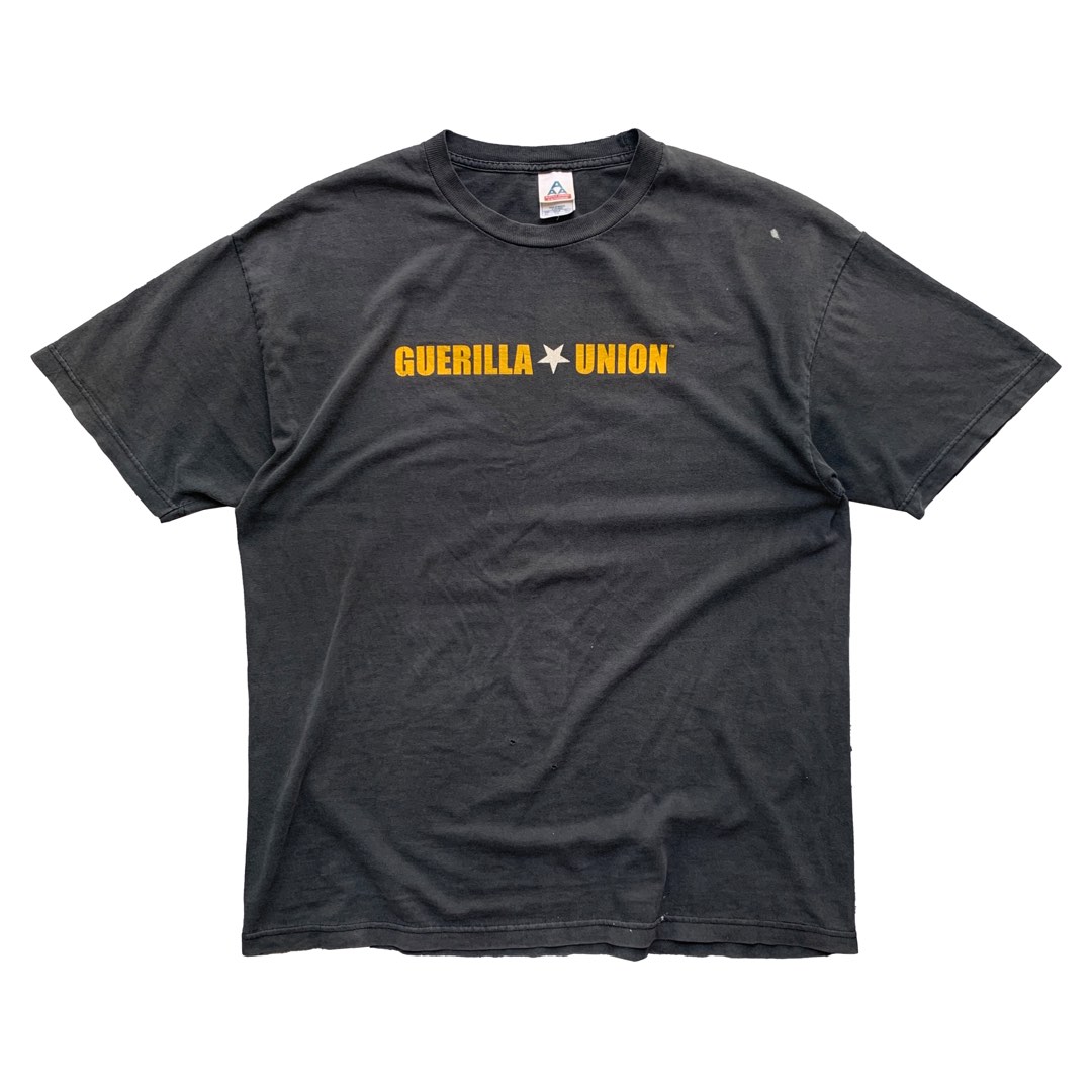 Vintage Guerilla Union Wutang Clan Rip ODB Rap Tee Shirt, Men's Fashion ...