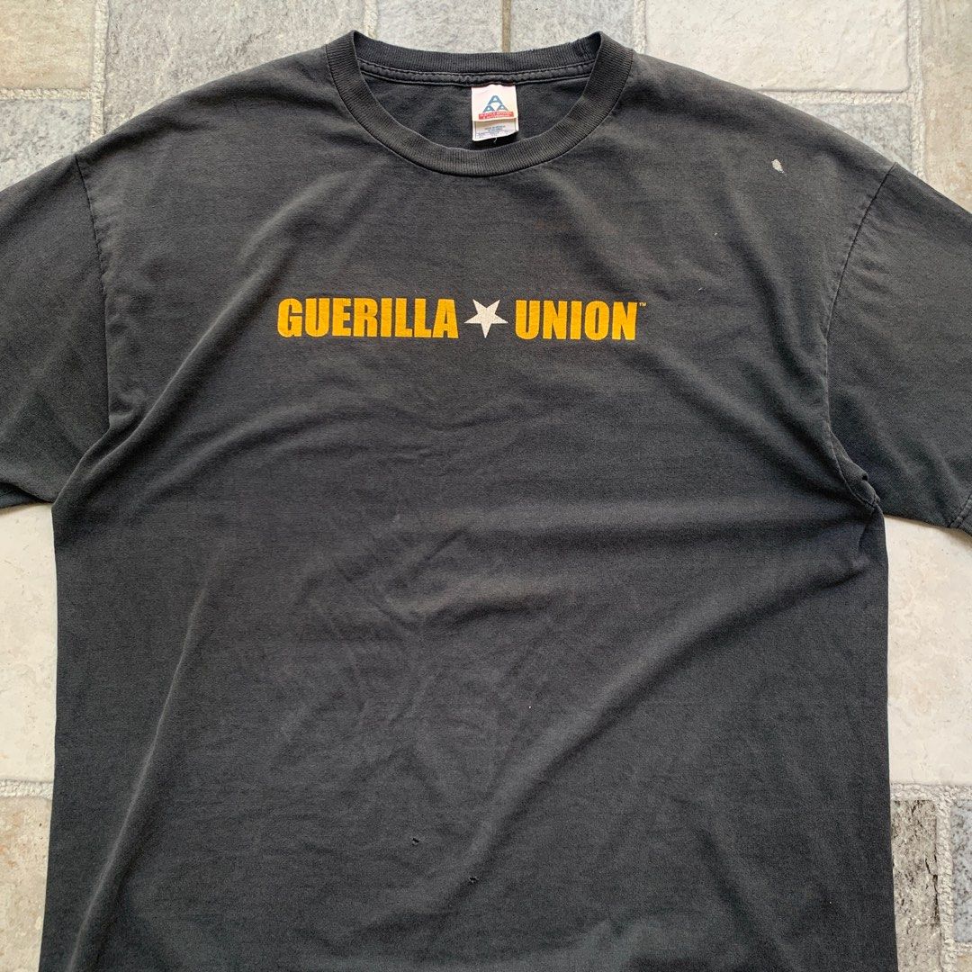 Vintage Guerilla Union Wutang Clan Rip ODB Rap Tee Shirt, Men's Fashion ...