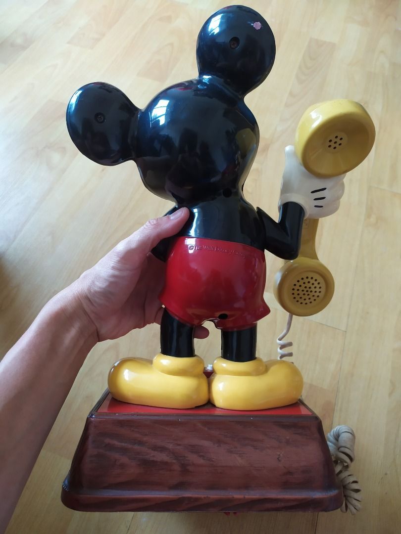 Vintage Walt Disney Mickey Mouse Telephone For Display #1, Hobbies ...