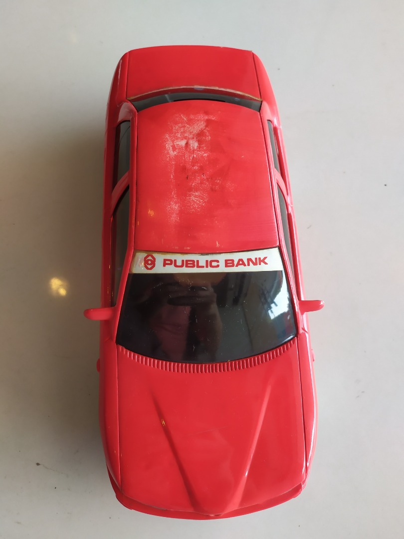 Vintage Public Bank Red Proton Wira Coinbank, Hobbies & Toys ...