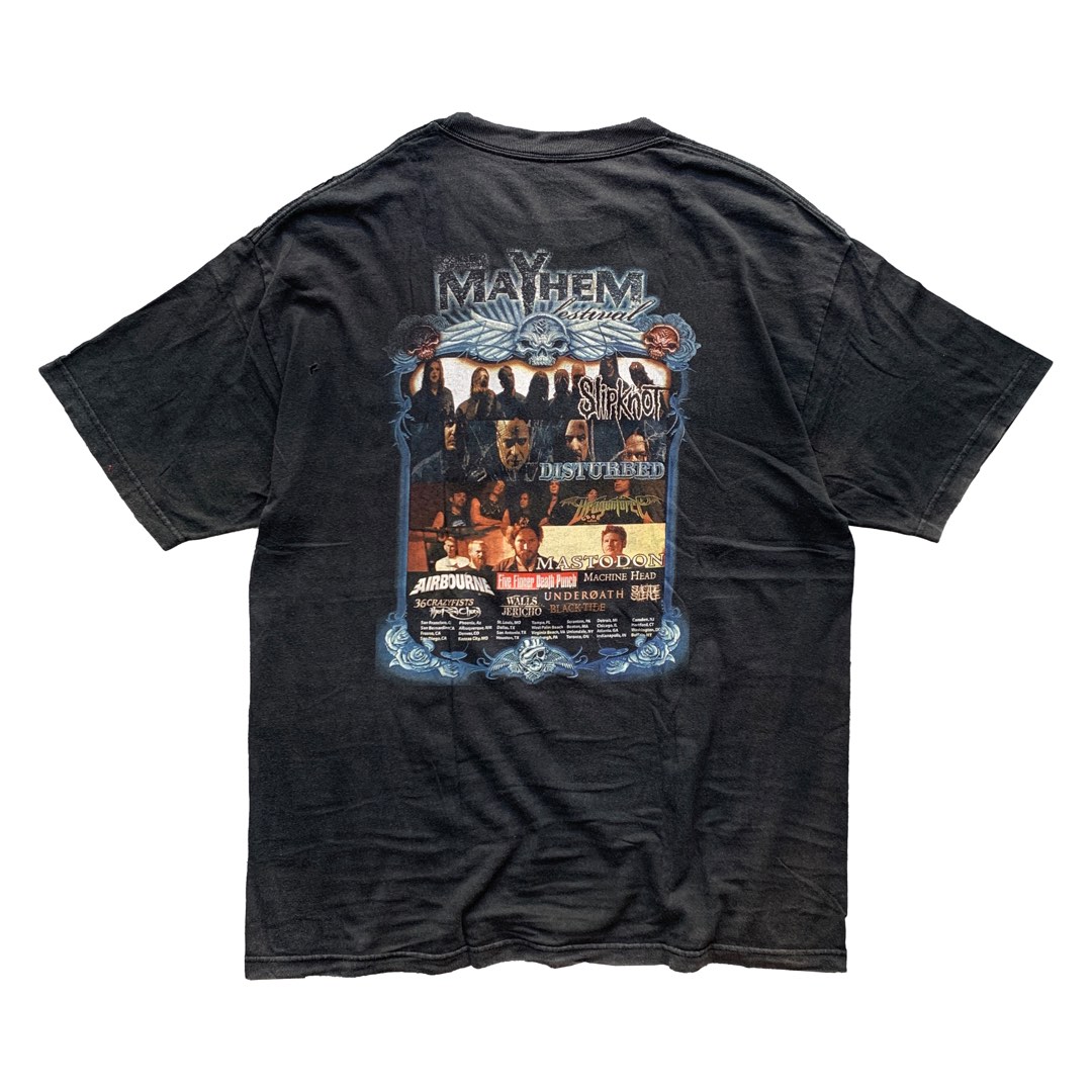 Vintage Rockstar Energy Mayhem Festival Slipknot, Men's Fashion, Tops ...