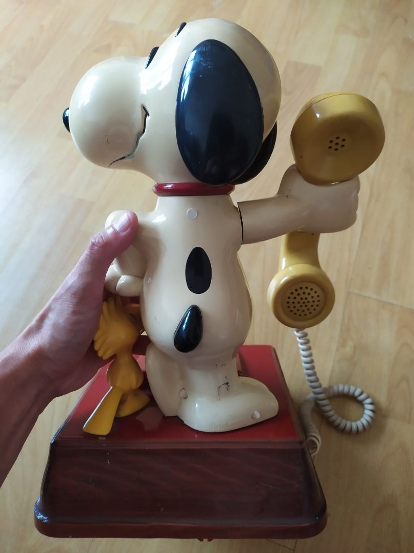 Vintage Snoopy Telephone For Display, Hobbies & Toys, Collectibles ...