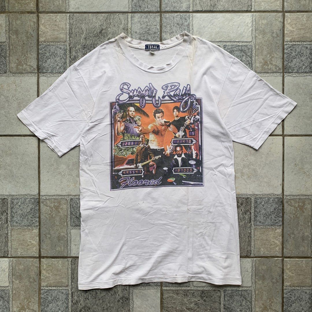 Vintage Top 40 Sugar Ray Band Tee Shirt Rare, Men's Fashion, Tops ...